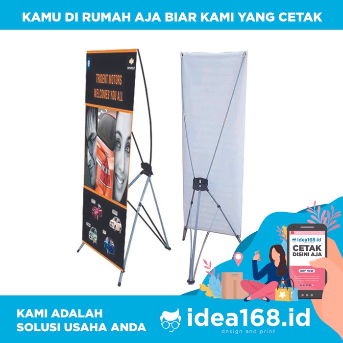 Jual Banner Paket Set Y Banner Free Design + Cetak Spanduk 60X160 Cm ...