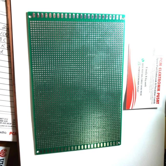 Jual PCB FIBER doble layer 18x12 pcmelektr021 dijamin | Shopee Indonesia