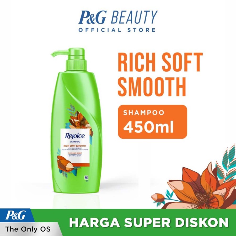 Jual Rejoice Shampoo Rich Soft Smooth Daisy 450Ml | Shopee Indonesia