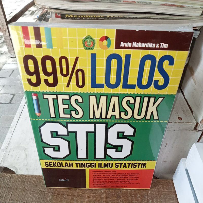 Jual TES MASUK STIS ( SEKOLAH TINGGI ILMU STATISTIK ) 99 PERSEN LOLOS ...