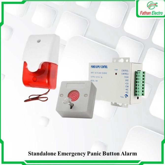 Jual Paket Alarm Emergency Panic Button Standalone | Shopee Indonesia