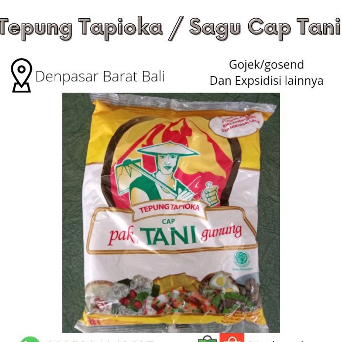 Jual Tepung Tapioka Cap Tani 500 g | Shopee Indonesia
