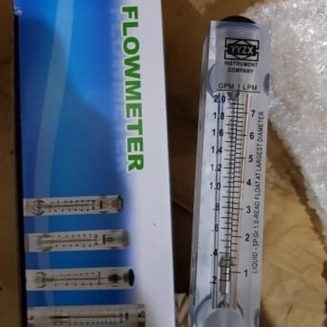 Jual Flowmeter 2 GPM / 7 LPM Rotameter Rotameter Air Dan Angin | Shopee ...