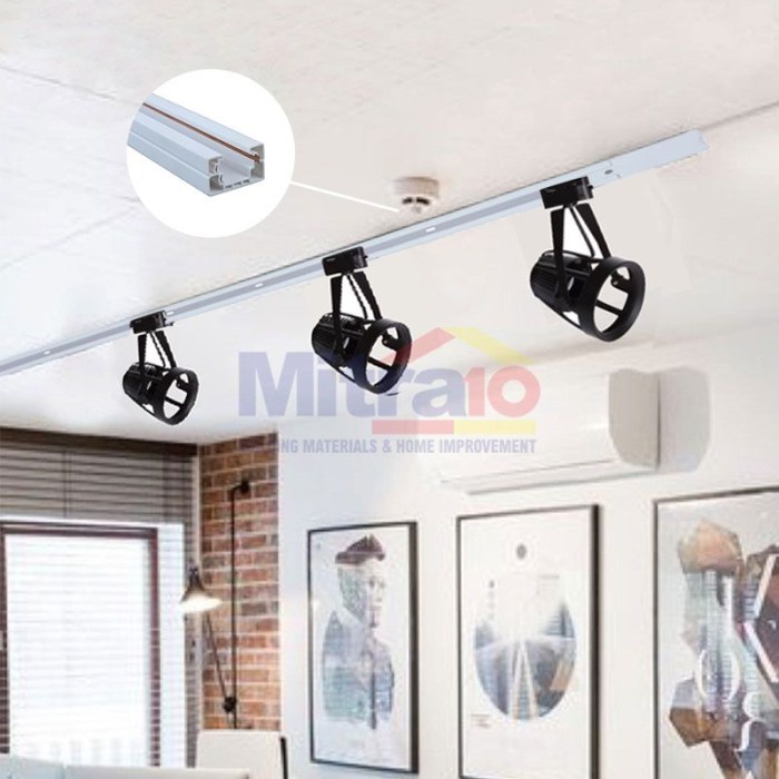 Jual Must Have!! Durevole Track Bar 3 Wire Rel Lampu Hitam/Putih 3 Wire ...