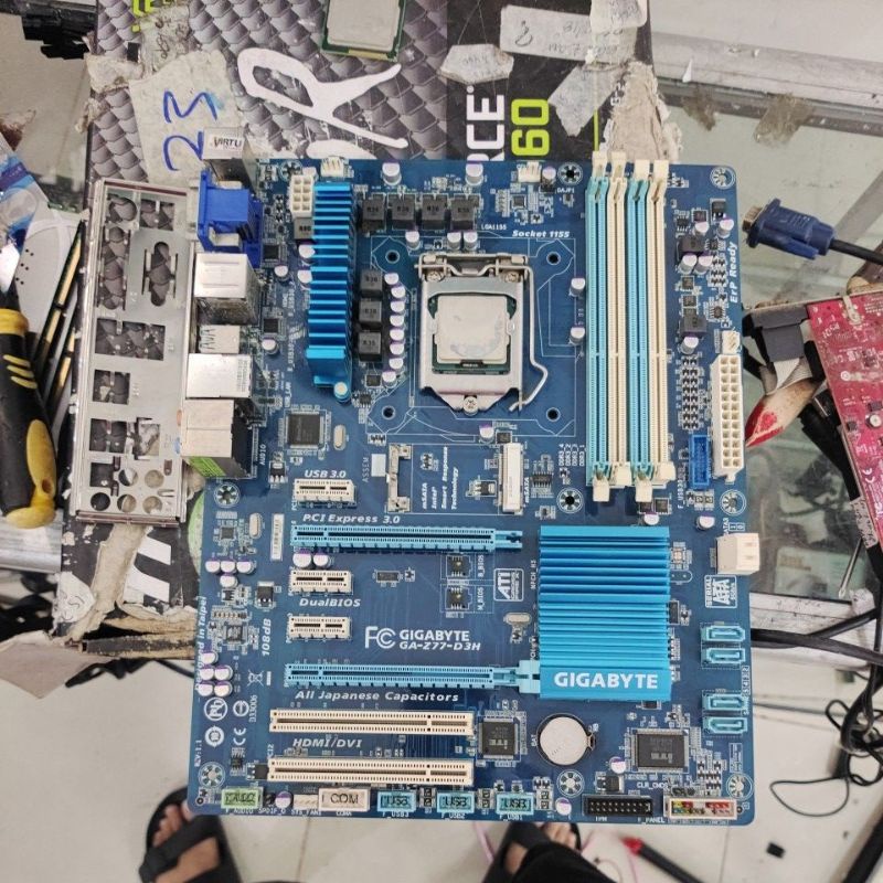 Jual mainboard Gigabyte z77 ddr3 bukan z97 z270 z170 z87 | Shopee Indonesia