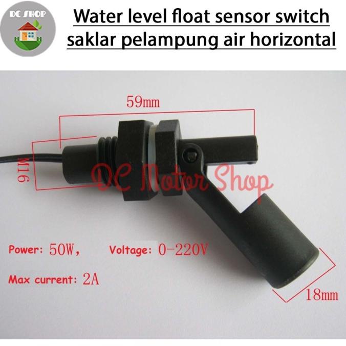 Jual Water Level Float Sensor Switch - Saklar Pelampung Air Horizontal ...
