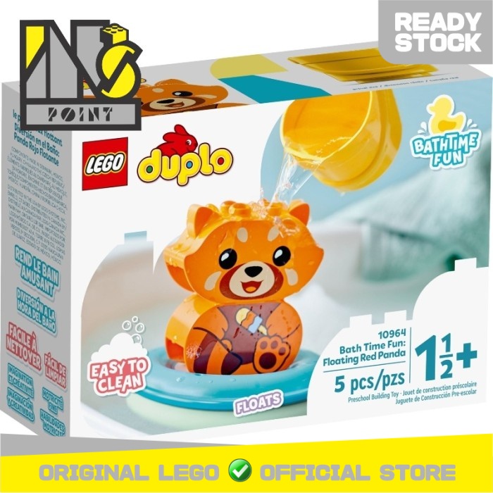 Jual LEGO 10964 - Duplo - Bath Time Fun Floating Red Panda | Shopee ...