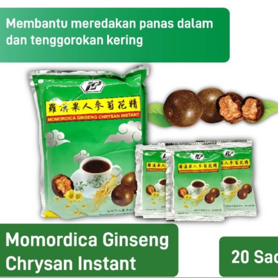 Jual Momordica Ginseng Chrysan Bag Minuman Herbal | Shopee Indonesia