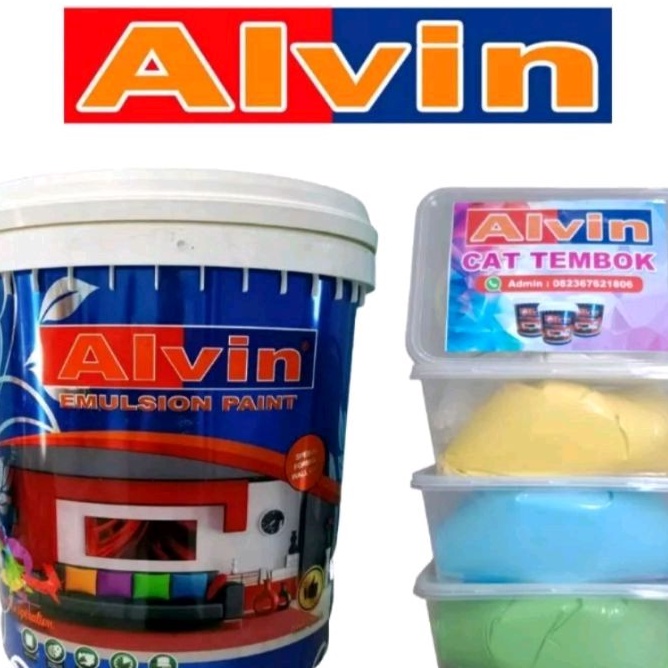 Jual Alvin Cat Tembok (1kg) | Shopee Indonesia