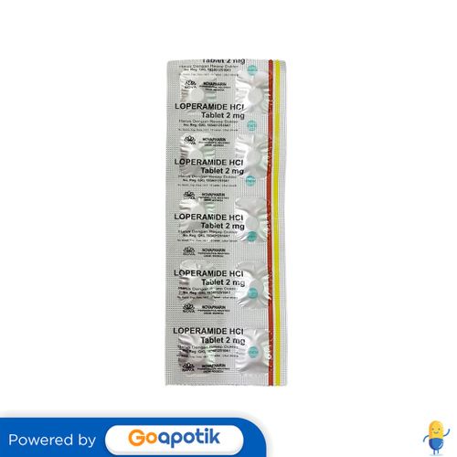 Jual LOPERAMIDE HCL NOVAPHARIN 2 MG STRIP 10 TABLET | Shopee Indonesia
