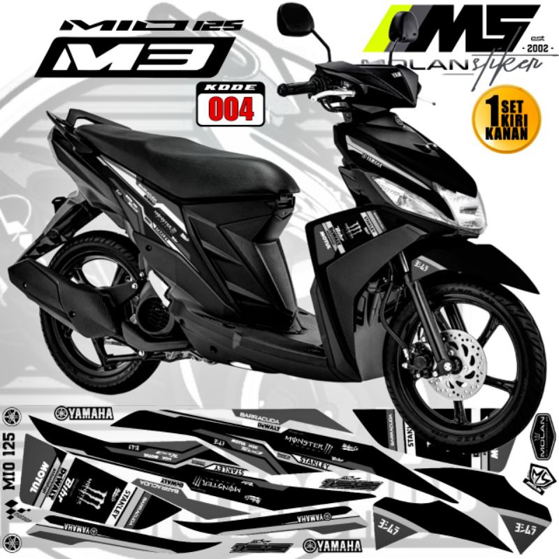 Jual Decal Sticker Striping Variasi Mio M3 125 - Mio 125 - Mio Z 125 - Mio 125 i - Mio Mx 125 i ...