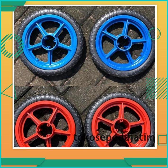 Jual VELG SEPEDA RODA KARET SEPEDA ANAK LENGKAP DENGAN ALAT BESI GRATIS ...