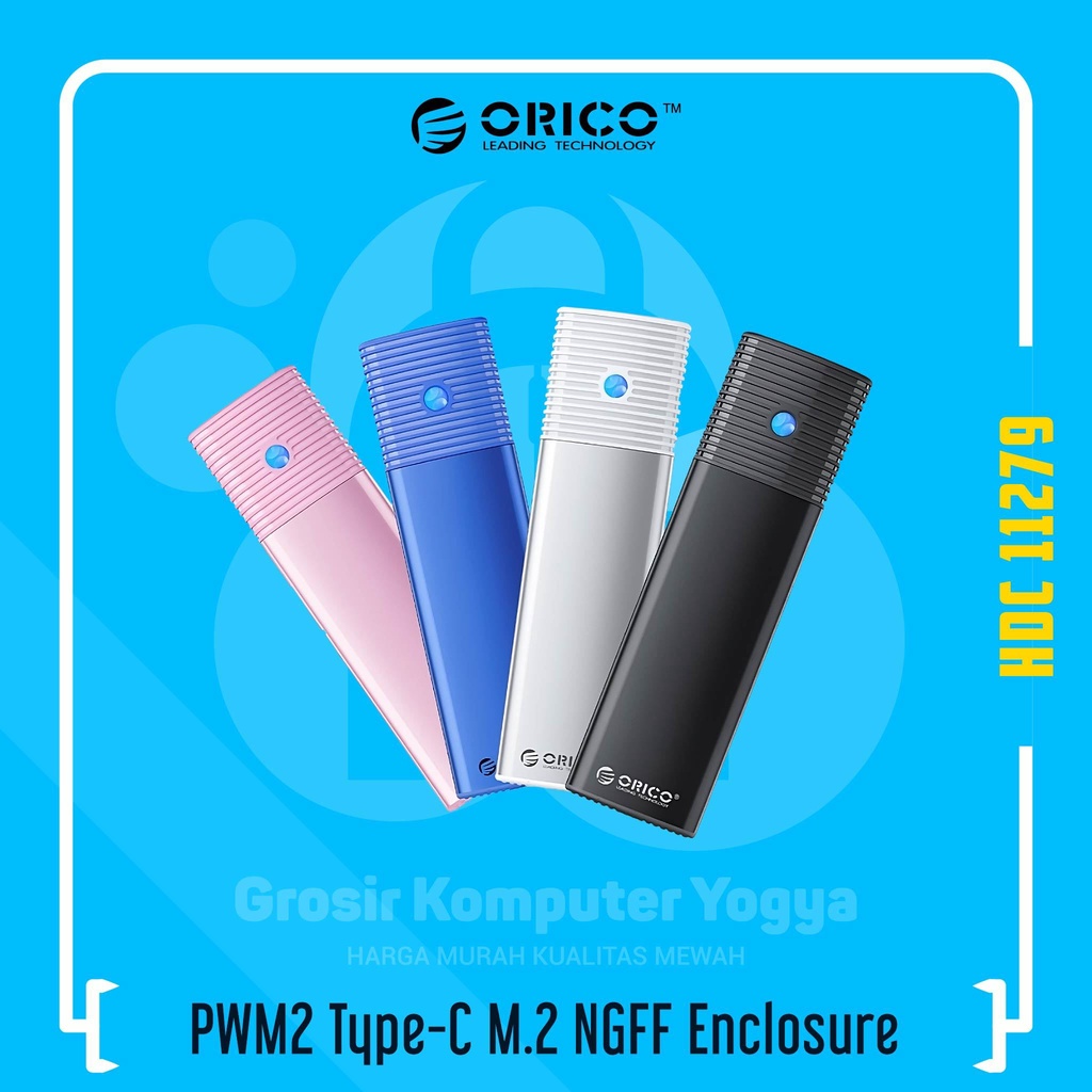 Jual Orico PWM2 USB3.2 Gen1 Type-C M.2 NGFF SATA SSD Enclosure Case | Shopee Indonesia