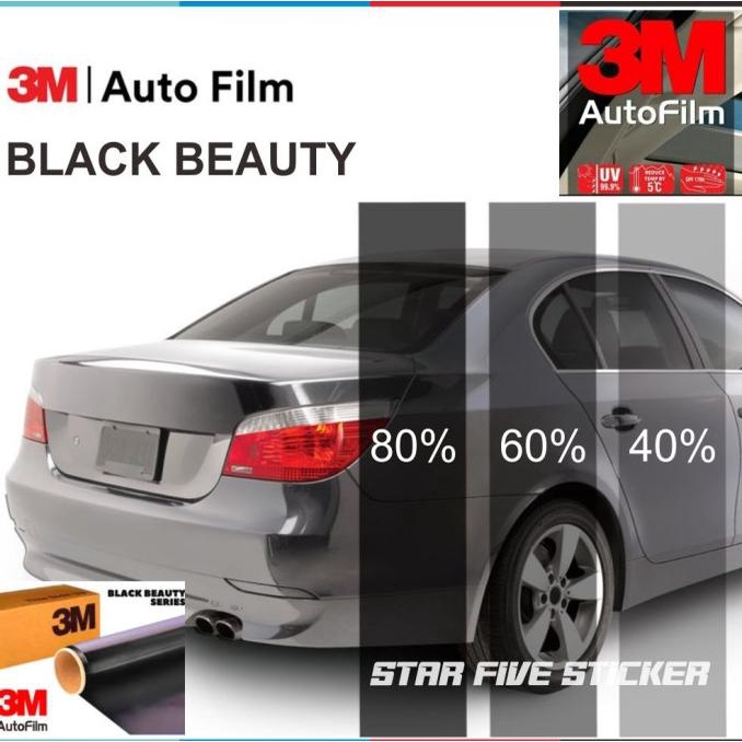 Jual STIKER KACA 3M / KACA FILM 3M BLACK BEAUTY | Shopee Indonesia