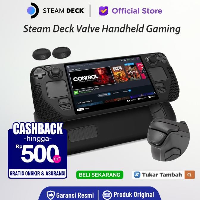 Jual Steam Deck Valve Handheld Gaming 64GB 256GB 512GB SteamDeck ...