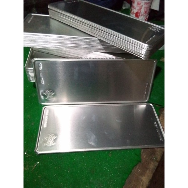 Jual bahan plat nomor motor 1mm logo paket 10 pasang | Shopee Indonesia