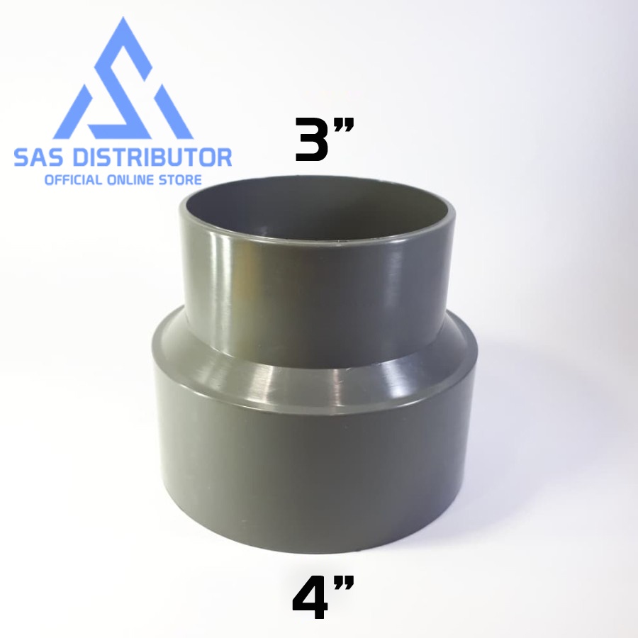 Jual Vlok Sok 4 x 3" inch PVC Orbit / Reducer Sock 4 x 3" inch D ...