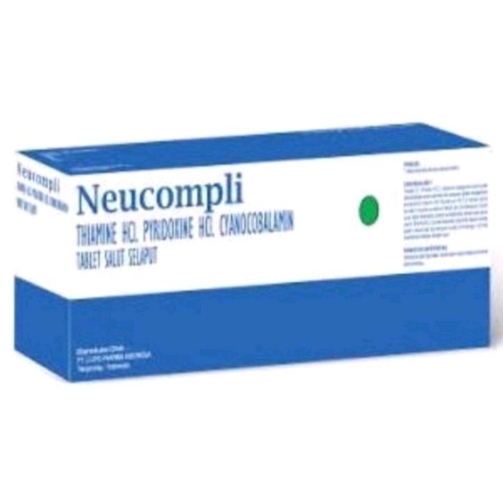 Jual NEUCOMPLI - Vitamin B1 B6 B12 (100's /Dus) | Shopee Indonesia