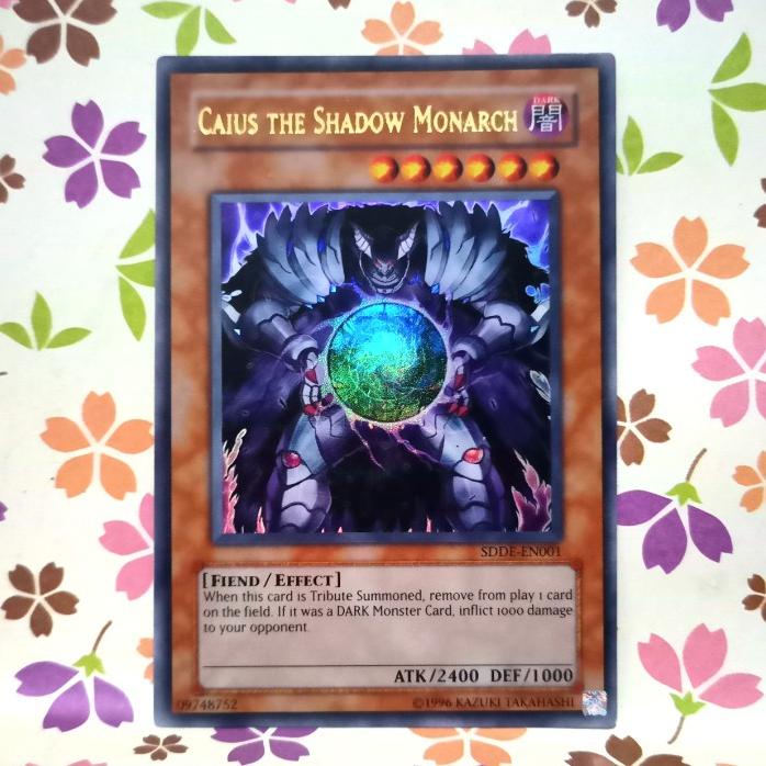Jual Yugioh Tcg Caius The Shadow Monarch Sdde-En001 Ultra Rare Rare ...