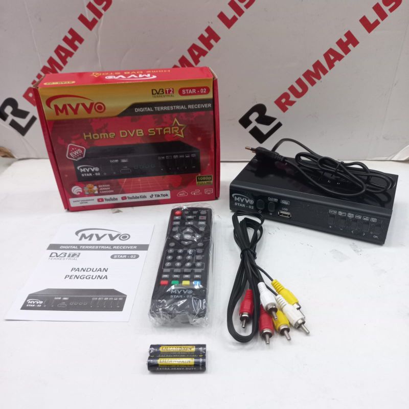 Jual Set Top Box TV DIGITAL MYVO T2-02 STAR | Shopee Indonesia