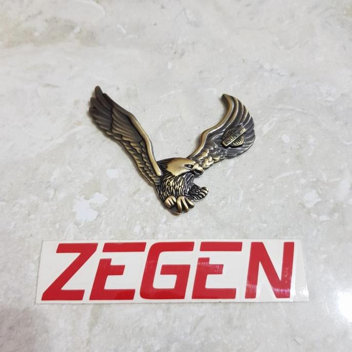 Jual Emblem Harley Davidson Motor Burung Sayap Eagle Gold Metal Import ...
