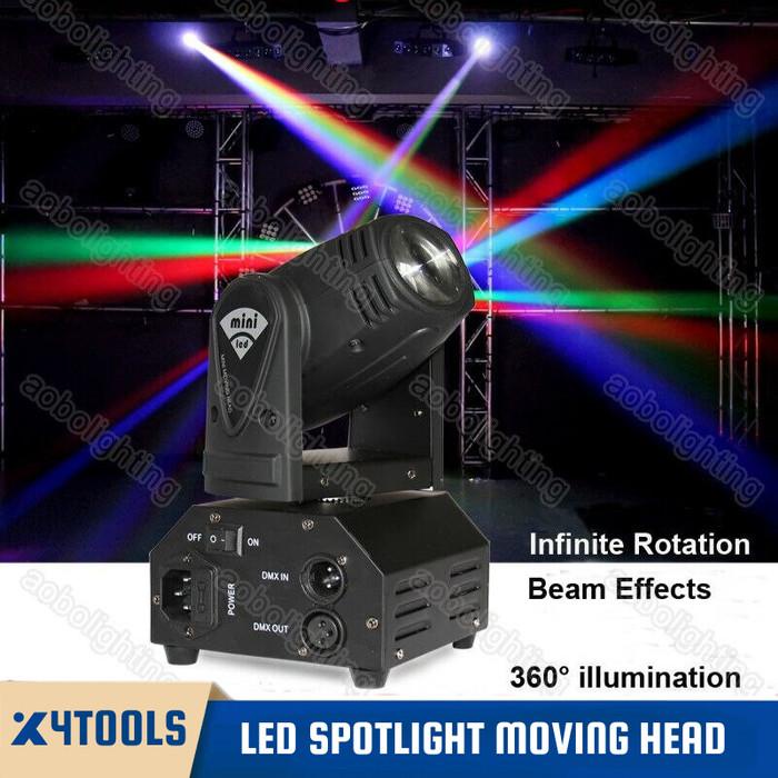 Jual Terlaris Lampu Sorot Panggung Mini Led Beam Spotlight Moving Head ...