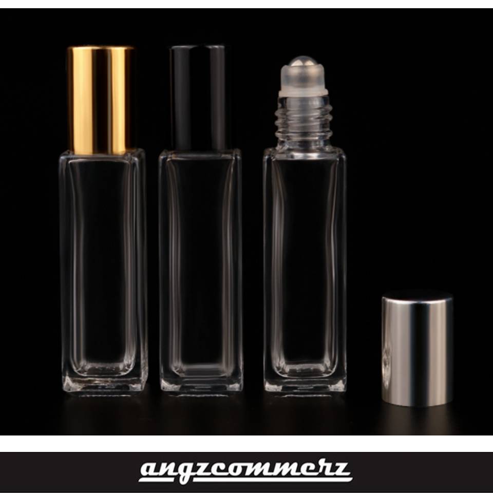Jual Botol Parfum Kaca Bening Minyak Wangi Kotak Roll On Glass Tebal ...