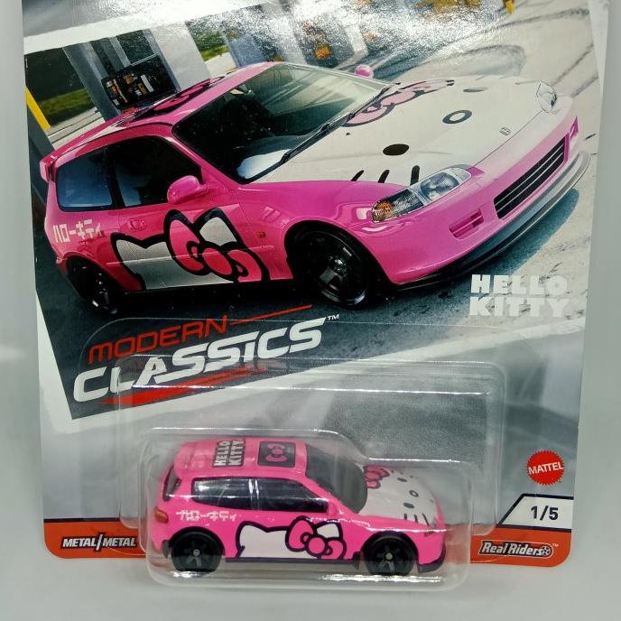 Jual Hot Wheels Modern Classics Honda Civic EG Hello Kitty | Shopee ...