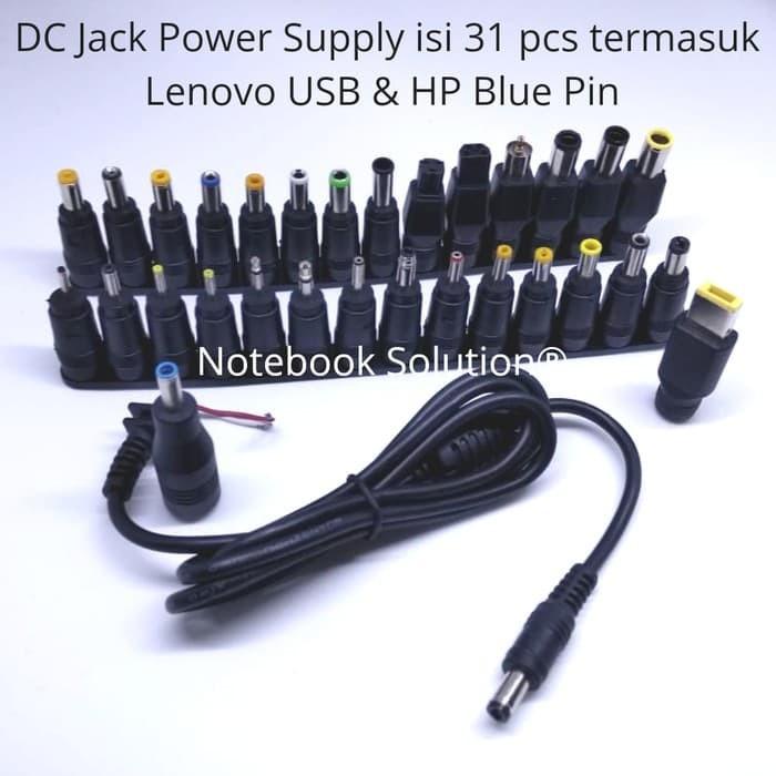 Jual DC jack Power Suply Lengkap 31 pcs untuk Service Laptop sesuai ...