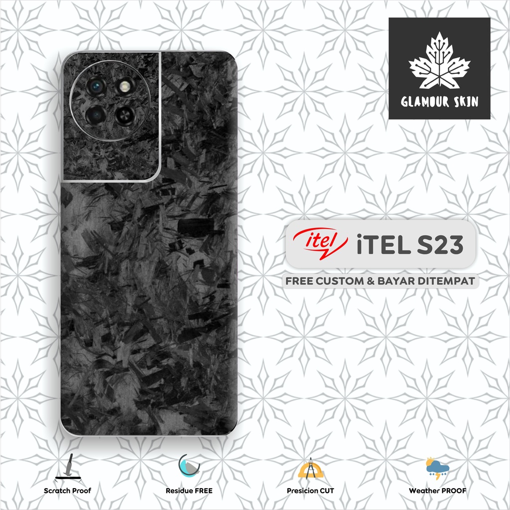 Jual (2PCS) ITEL S23 Garskin Case/Stiker Protector Free Customs & COD ...