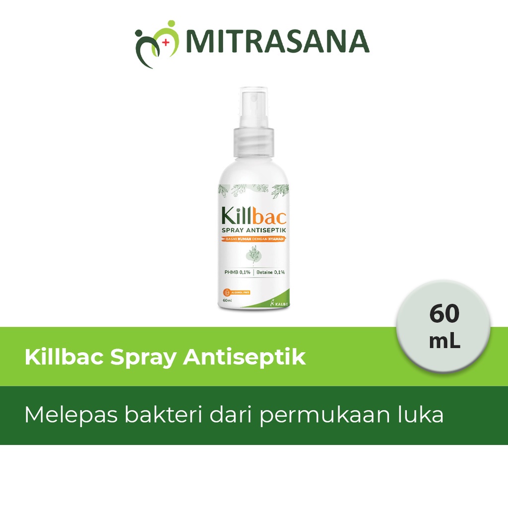 Jual Killbac Spray 60 Ml - Antiseptik Hand Sanitizer | Shopee Indonesia