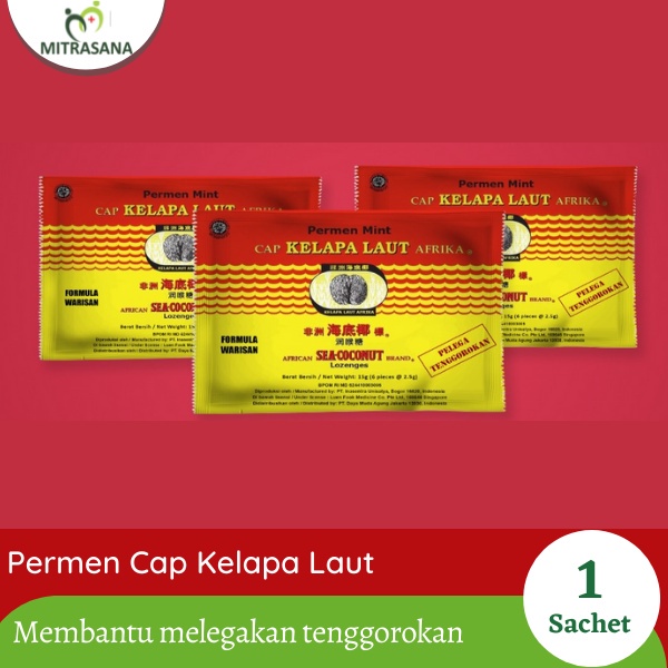 Jual Permen Cap Kelapa Laut Sachet | Shopee Indonesia