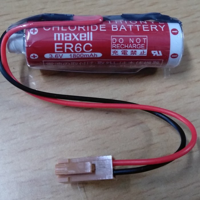 Jual Battery Baterai Batere lithium for PLC ER6C 3.6V 3,6V Maxell ...