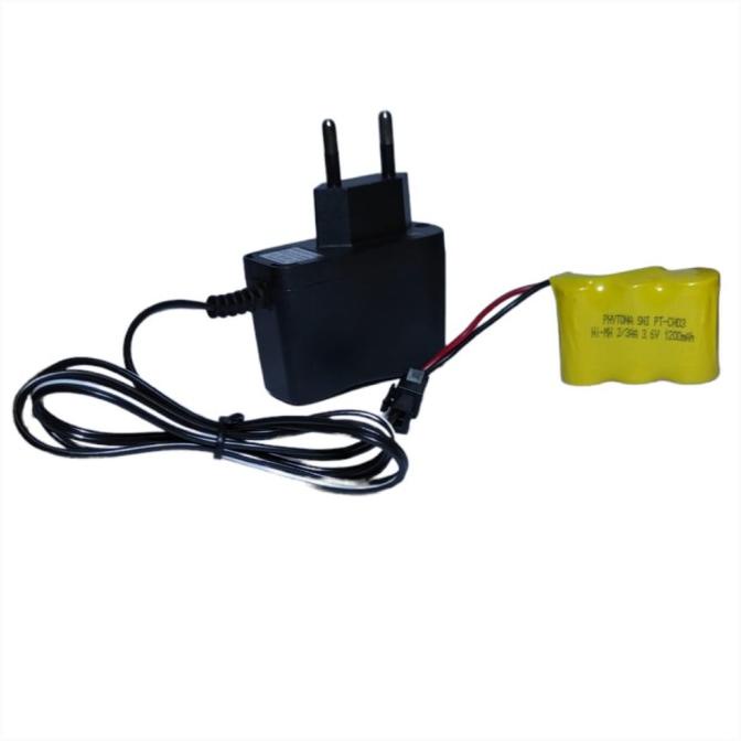 Jual Promo!!! Baterai Mobil + Adaptor Charger Baterai Rc 2/3Aa Ni-Cd 3 ...
