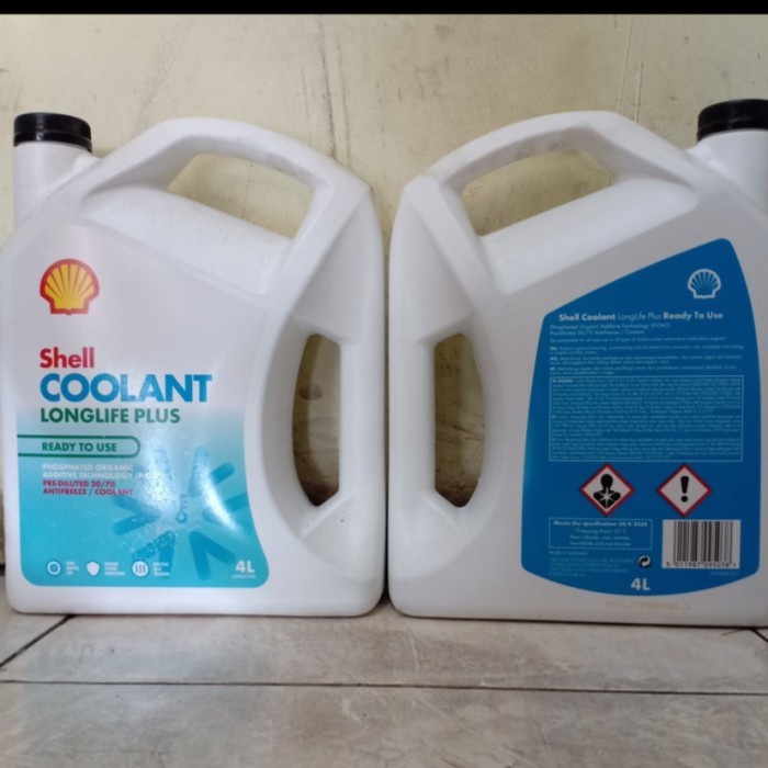 Jual AIR RADIATOR COOLANT RODA TIGA VIAR/NOZOMI MERK SHELL 4LT/GALON ...
