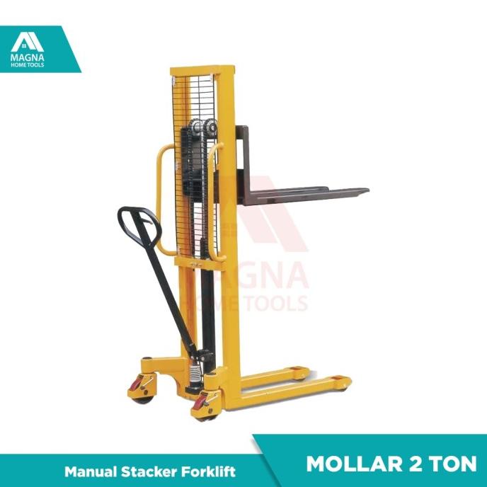 Jual HAND STACKER MANUAL/FORKLIFT 2TON 1.6METER/HAND FORKLIFT 2 TON | Shopee Indonesia