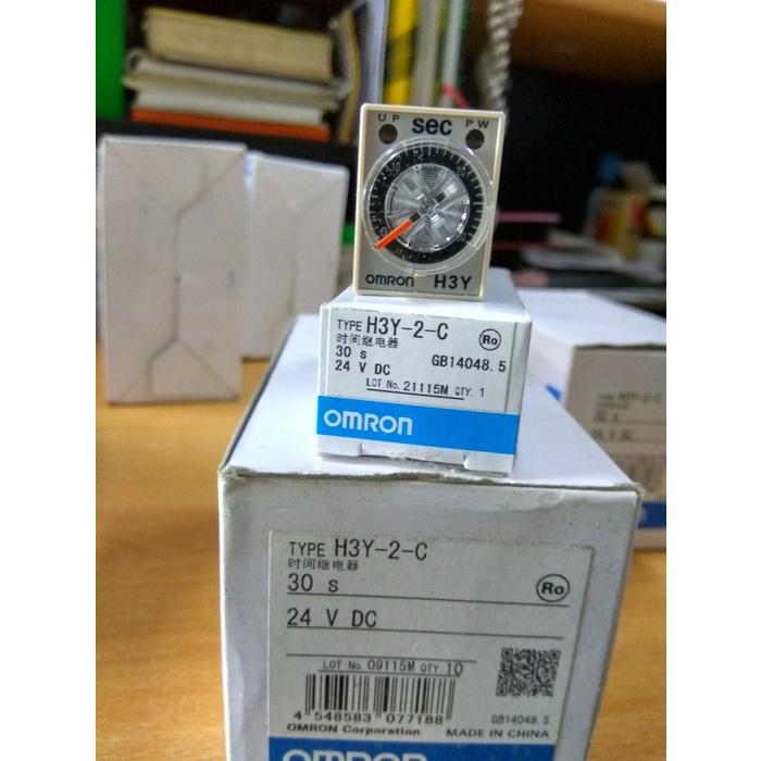 Jual Timer H3Y - 2 C 30 sec DC 24V Omron Original | Shopee Indonesia