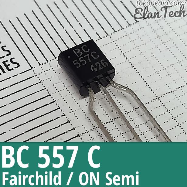 Jual BC557 Original On Semi BC557C BC 557 Bipolar PNP Transistor ...
