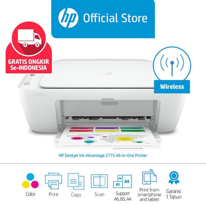 Jual Hp Deskjet Ink Advantage 2775 & 2776 All-In-One Printer Anekawaiii ...