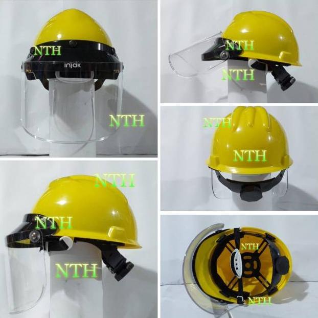 Jual Helm APD Face Shield Pelindung wajah helm proyek | Shopee Indonesia