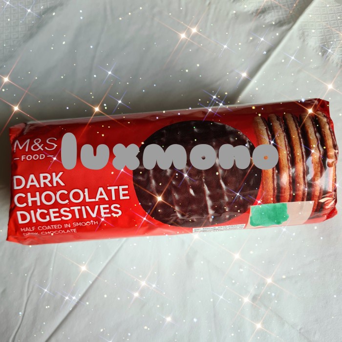Jual M&S MARK MARKS AND SPENCER DARK CHOCOLATE DIGESTIVES BISCUITS ...