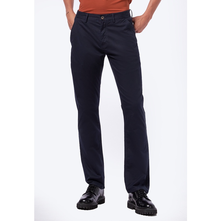 Jual WOOD Regular Fit Basic Chinos Pants 2-OPXBSC522O041 Navy | Shopee ...