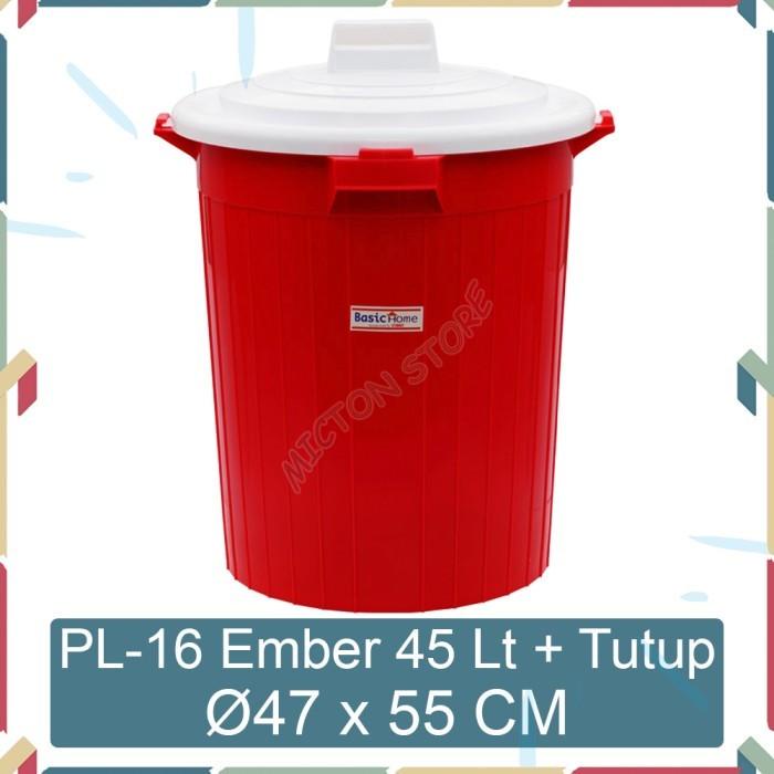 Jual Ember Micton Lion Star Basic Home Pl-16 Ember 45 Liter Tutup Tong ...