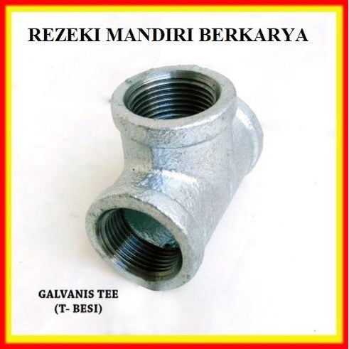 Jual monggo] TEE DRAT BESI 1 1/2 INCH / T BESI 1 1/2 INCH GALVANIS ...