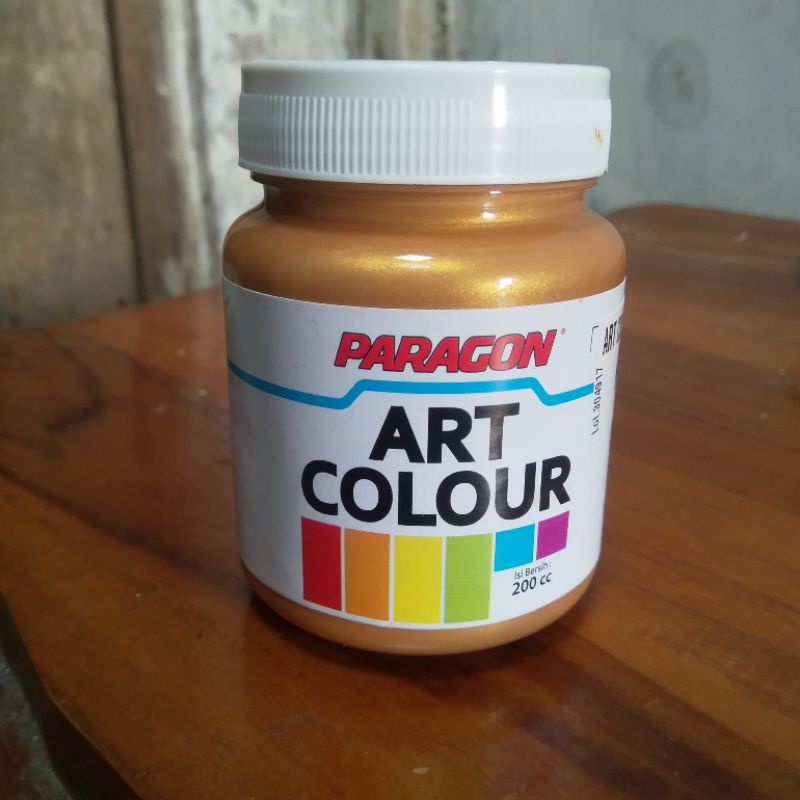Jual Cat emas gold paragon art color isi 200cc ac16 dan ac 15 cat air ...
