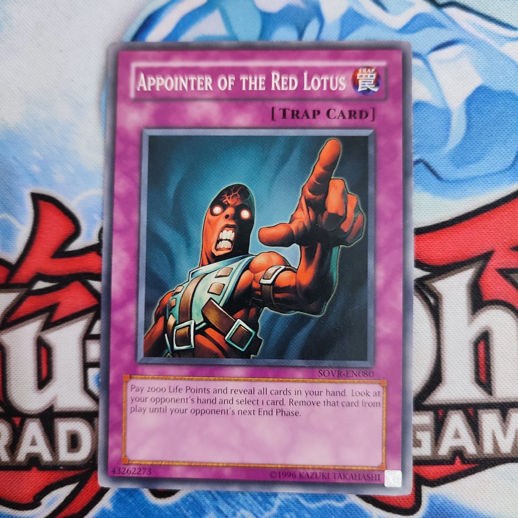 Jual yugioh appointer of the red lotus SOVR common original | Shopee ...