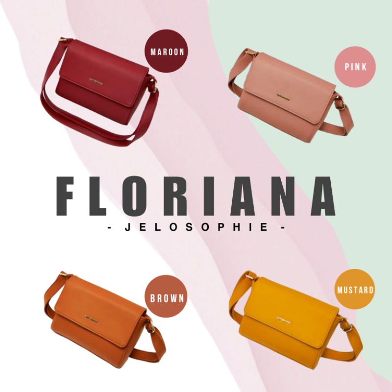 Jual NEW ARRIVAL - TAS FLORIANA SOPHIE MARTIN PARIS - MAROON | PINK ...