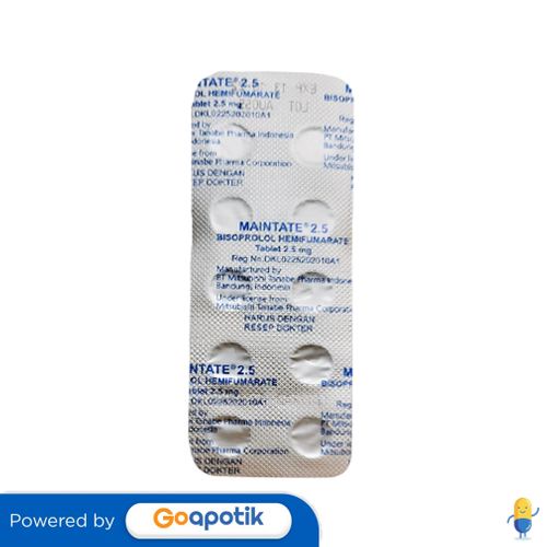 Jual MAINTATE 2.5 MG BLISTER 10 TABLET | Shopee Indonesia