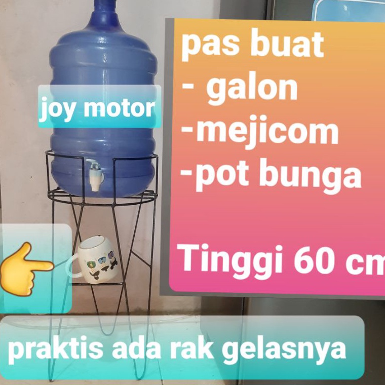Jual Dijamin Miring harga tatakan galon/rak galon rak/ meja dispenser ...