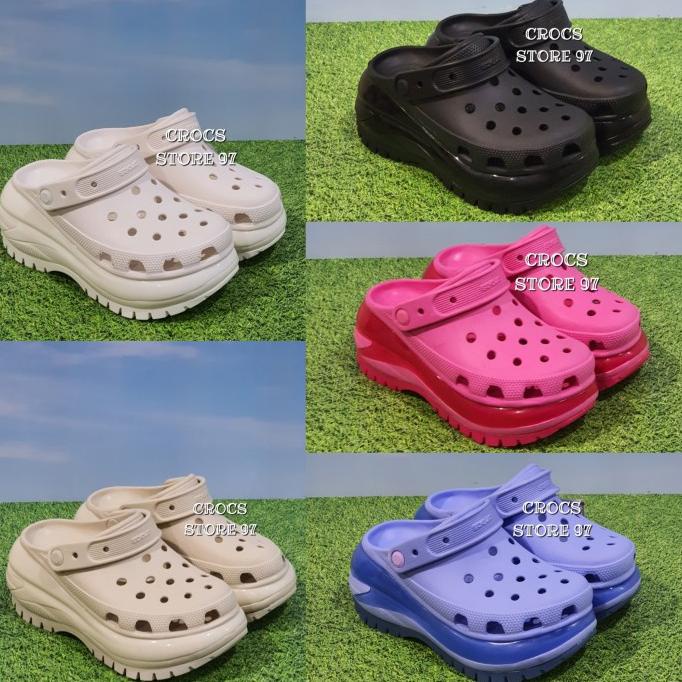 Jual CROCS CRUSH / CROCS SANDAL CLASSIC MEGA CRUSH CLOG / SENDAL CROCS ...